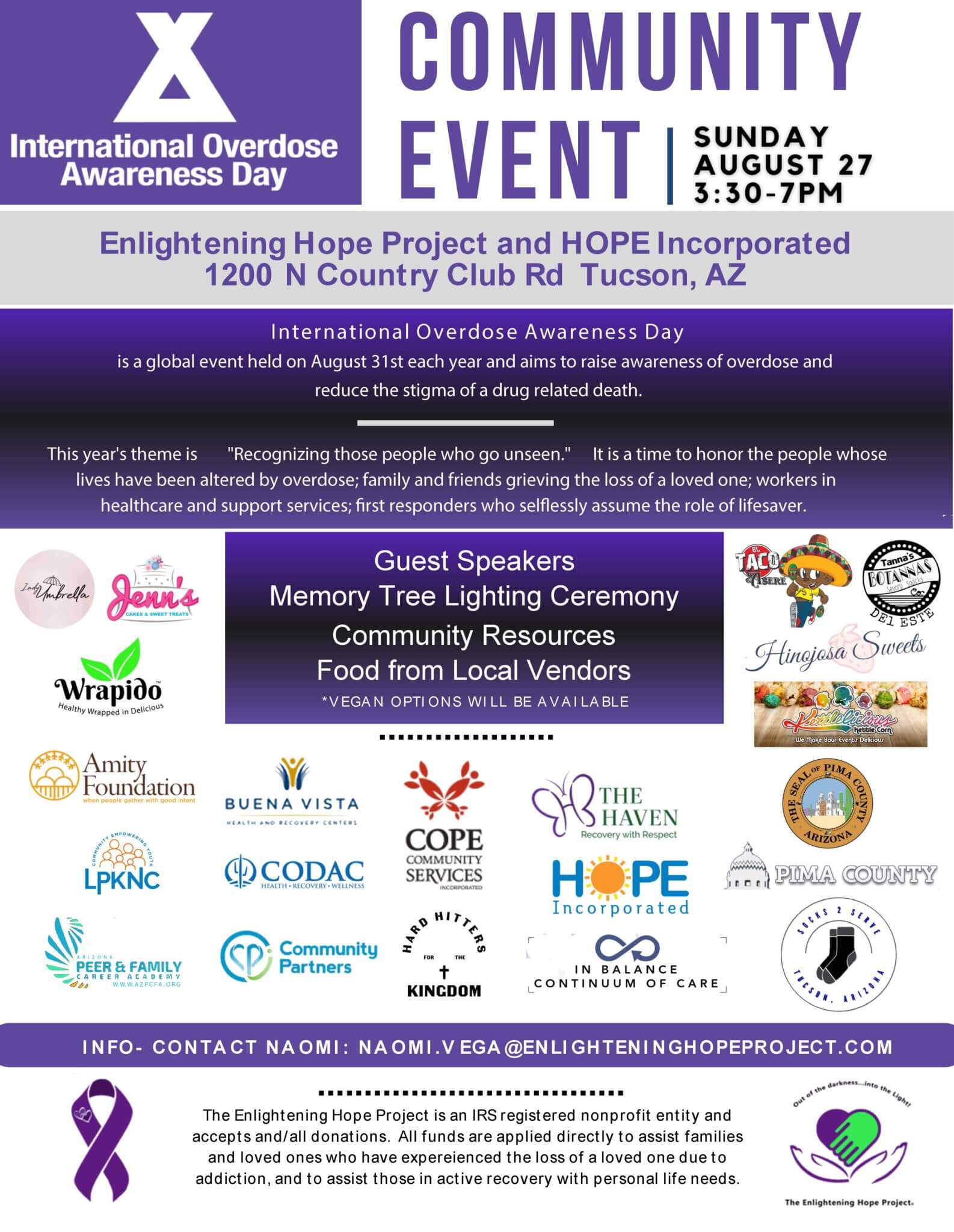 International Overdose Awareness Day - The Haven